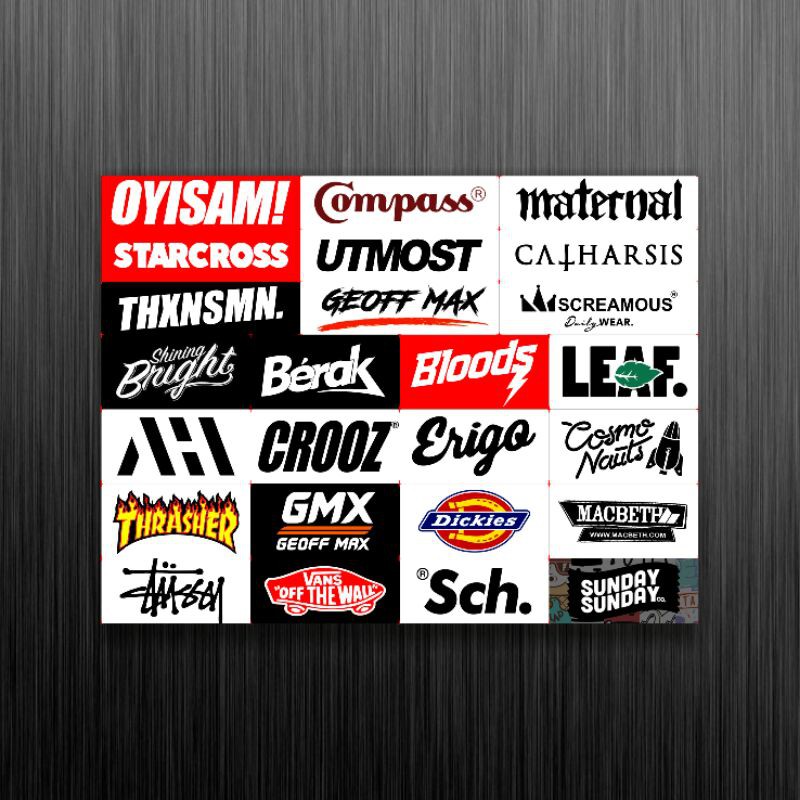 Jual Stiker Distro / Sticker Clothing / Jackcloth / Hypebeast Vynil ...