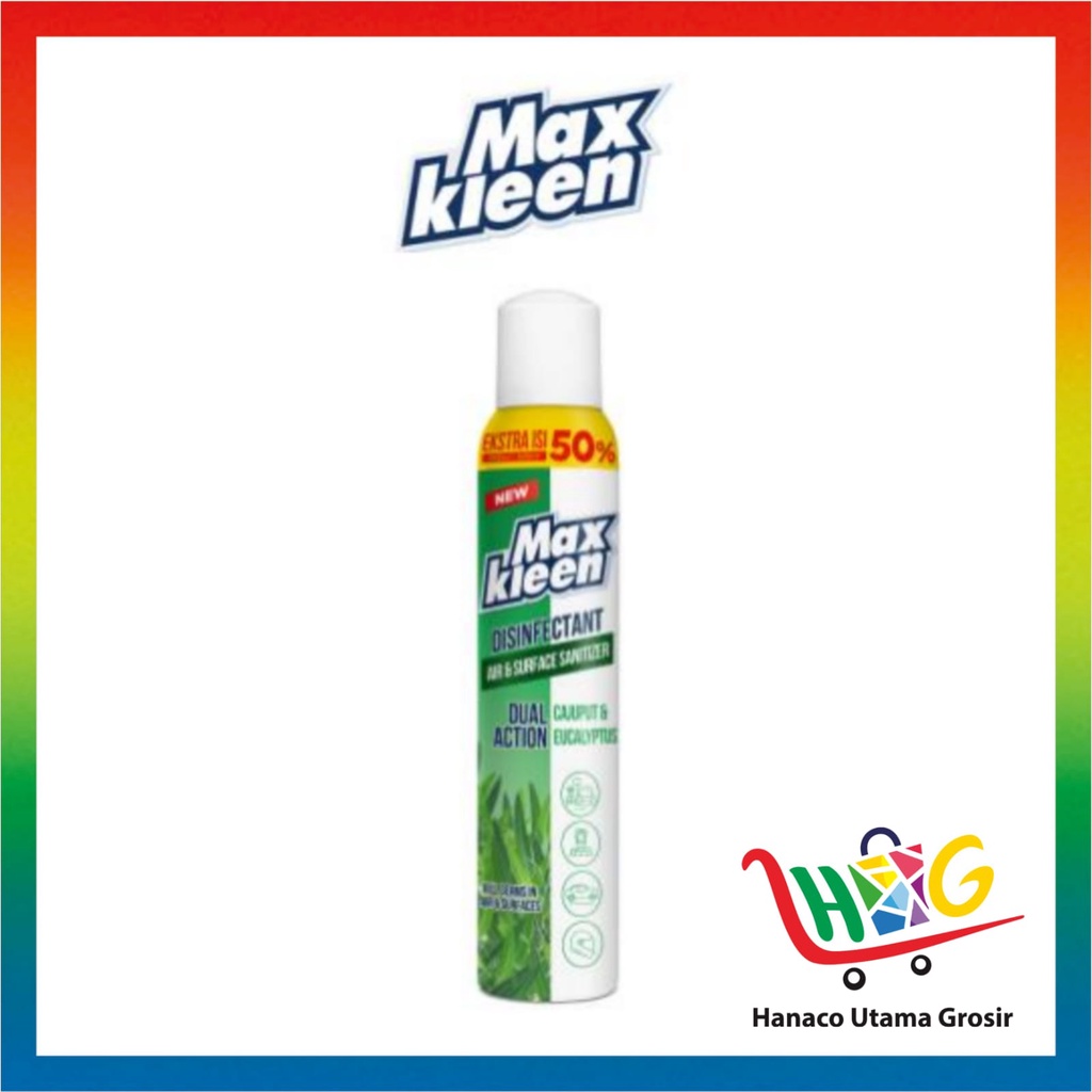Jual Max Kleen Air & Surface Sanitizer (Disinfectant) Dual Action ...