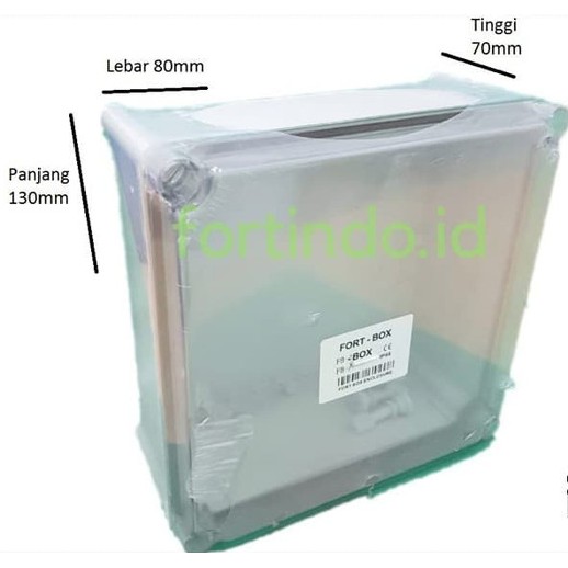 Jual Box Panel DSAT-0813 Transparan ABS IP66 130X80X70 Plastik MERK ...