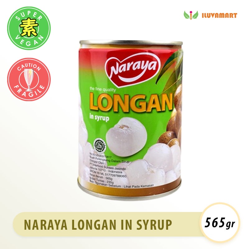 Jual Naraya Longan in syrup 565gr Buah Kelengkeng Sirup Mudah Buka ...