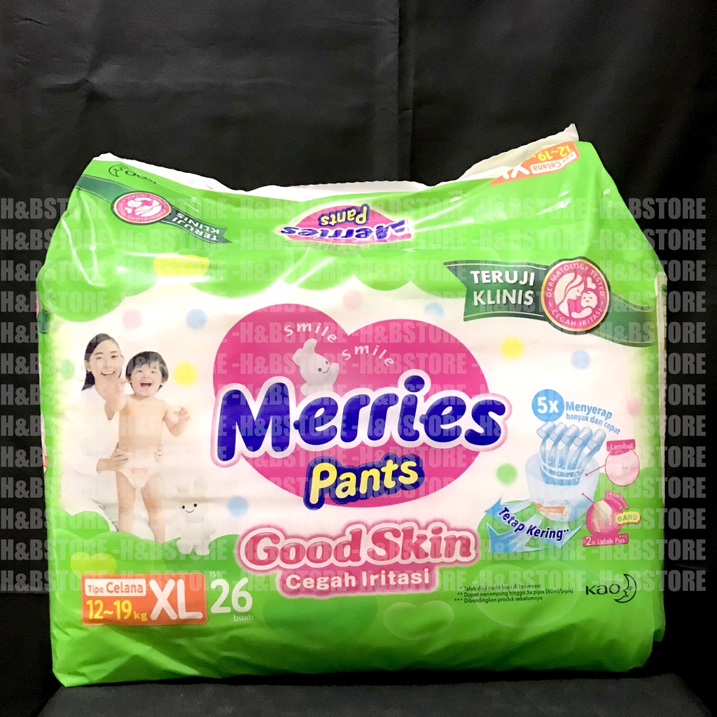 Jual Merries XL26 Pants Good Skin XL 26 | Shopee Indonesia