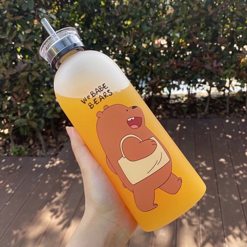 Jual KITAKATA Botol Minum 1000ml Motif We Bare Bears Dengan Sedotan ... Jual KITAKATA Botol Minum 1000ml Motif We Bare Bears Dengan Sedotan ...