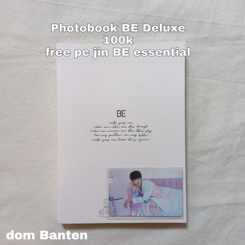 Jual photobook album BTS BE Deluxe | Shopee Indonesia