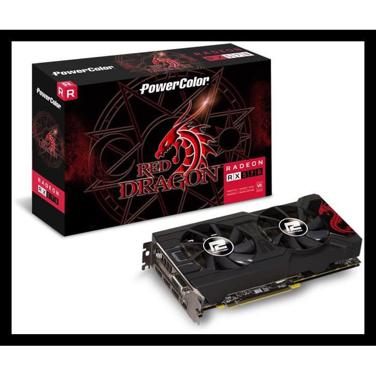 Jual New Produk Powercolor Radeon Rx 570 4Gb Ddr5 Red Dragon | Shopee ...