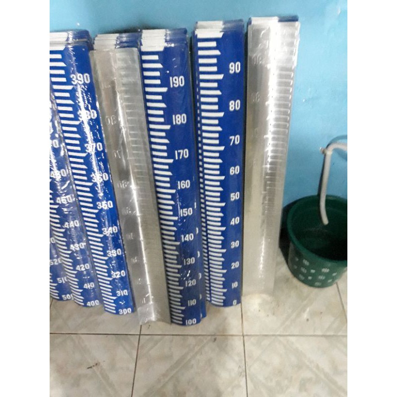 Jual PeilSchaal Peil Scale Alat Ukur Tinggi Muka Air 2 meter | Shopee ...