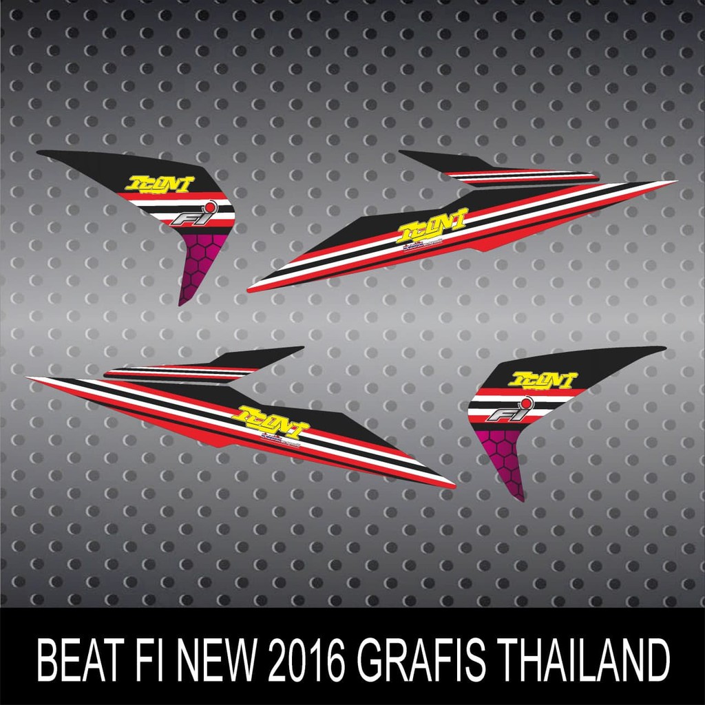 Jual STICKER STRIPING HONDA BEAT FI NEW THAILAND | Shopee Indonesia
