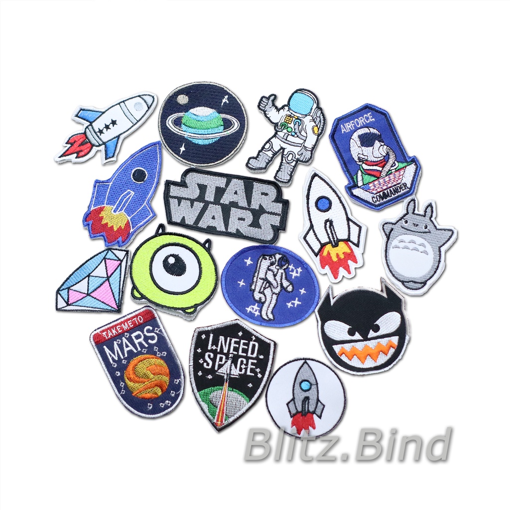 Jual BACK PATCH BORDIR JAHIT EMBLEM ASTRONOT/STAR WARS | Shopee Indonesia