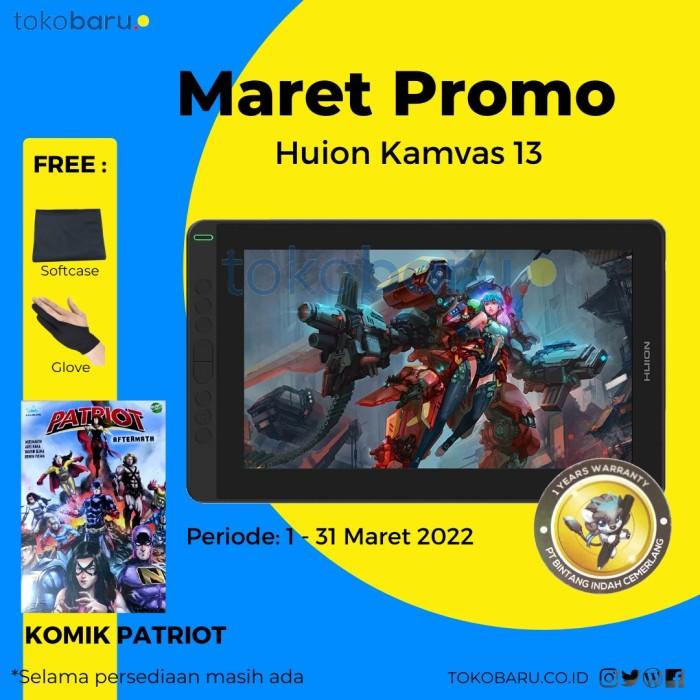 Jual Tab | Huion Kanvas 13 New Pen Display Tablet Bonus Softcase Dan ...