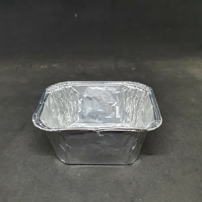 Jual Alumunium Foil Cup Tray BX 0350 / BX-350 / BX350 + TUTUP PLASTIK isi 100 | Shopee Indonesia