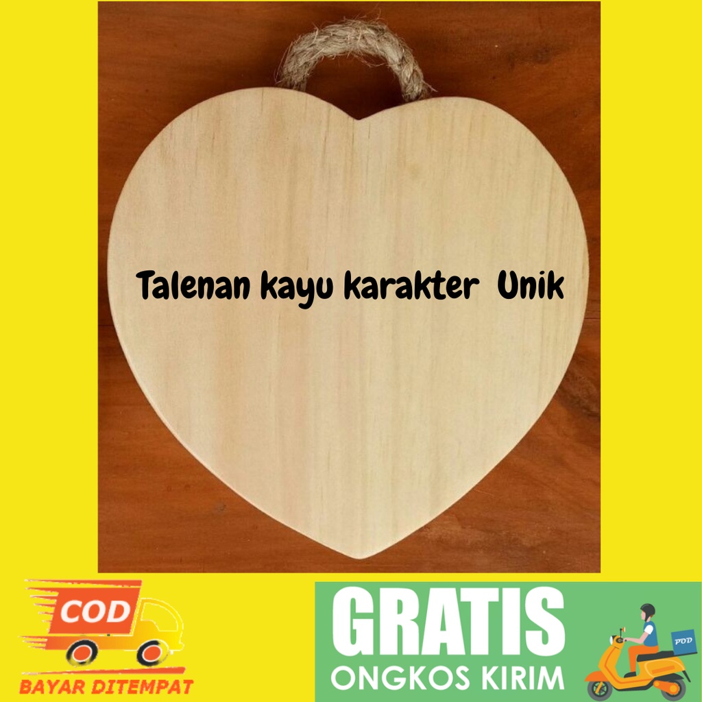 Jual TALENAN / TELENAN KAYU PINUS NATURAL / WOODEN CRAFT NATURAL ...