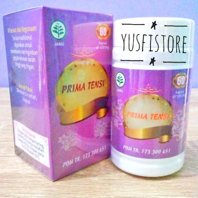 Jual Obat Darah Tinggi Prima Tensi 60 Kapsul Hipertensi | Shopee Indonesia