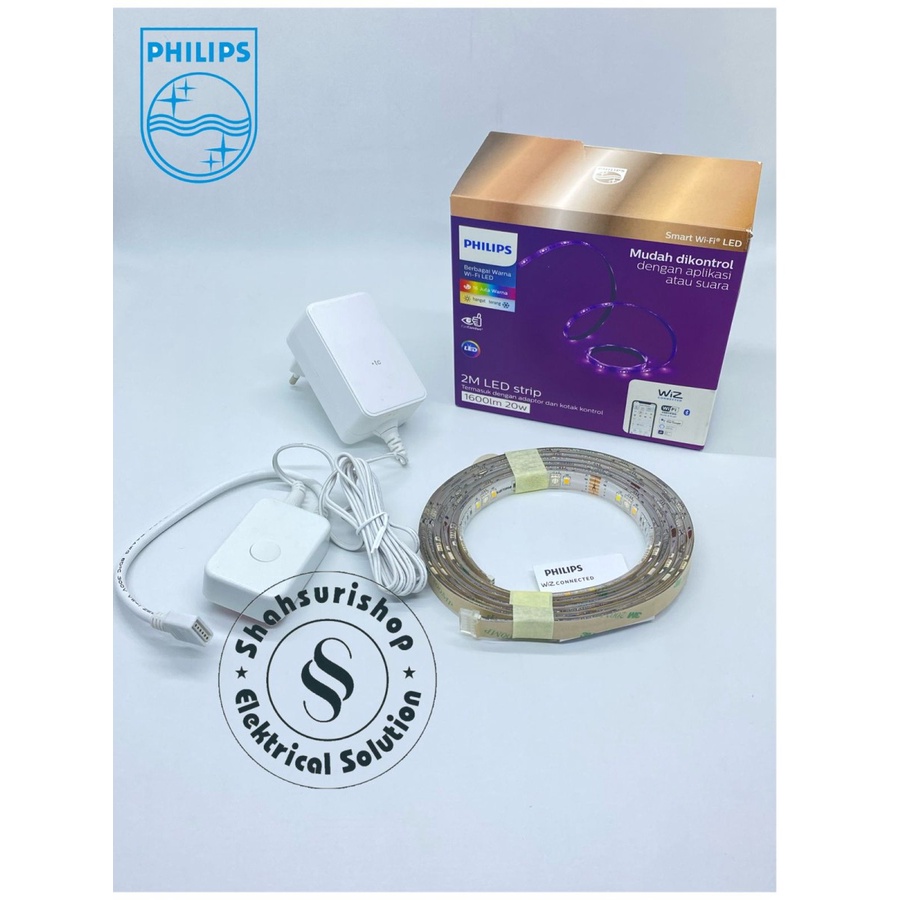 Jual PHILIPS SMART WIFI LED STRIP STARTER KIT 2 M COLOR DAN TUNABLE WHITE | Shopee Indonesia