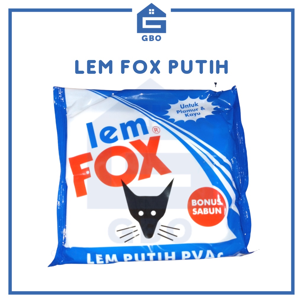 Jual LEM FOX PVAc BIRU 350 gr - LEBIH KENTAL - LEM FOX BIRU ORIGINAL - LEM KAYU - LEM KERTAS ...