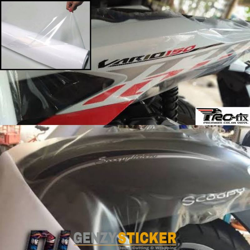 Jual stiker skotlet clear sticker scotlite transparan bening | Shopee Indonesia