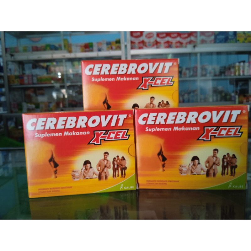 Jual CEREBROVIT EXCEL KAPLET ISI10 | Shopee Indonesia