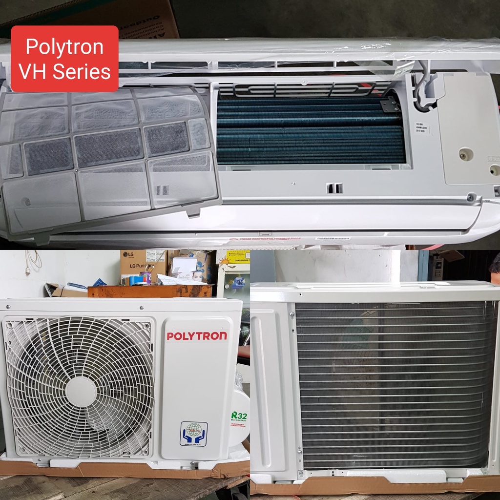 Jual AC Polytron 1/2 PK R32 PAC05VH / PAC 05VH | Shopee Indonesia