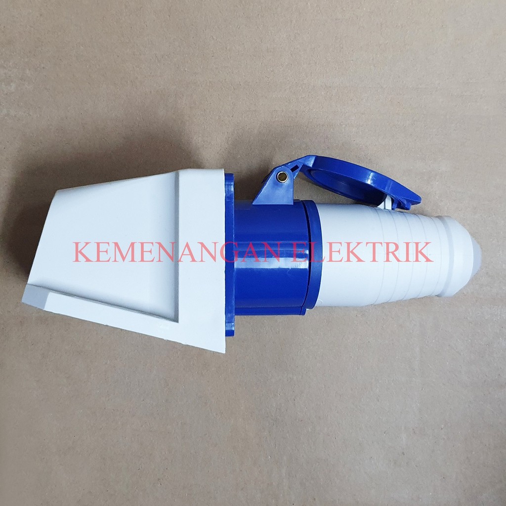 Jual FORT SURFACE SOCKET MOUNTING + PLUG 3 PIN 2 PHASE 16A SET WATERPROOF | Shopee Indonesia