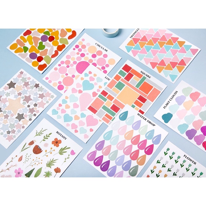 Jual Sticker Aesthetic - 125 Dekorasi Journal Planner Scrapbook CARD ...