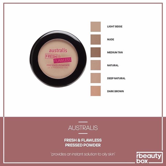 Jual AUSTRALIS Fresh & Flawless Pressed Powder 12 g | Shopee Indonesia