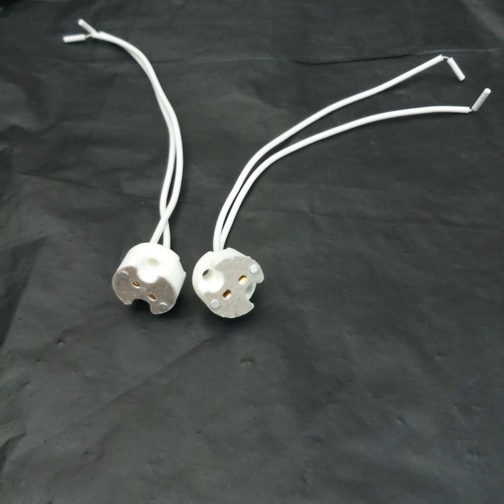 Jual Fitting Socket Spotlight / Halogen MR16 2 Pin Bulat GU5.3 | Shopee ...