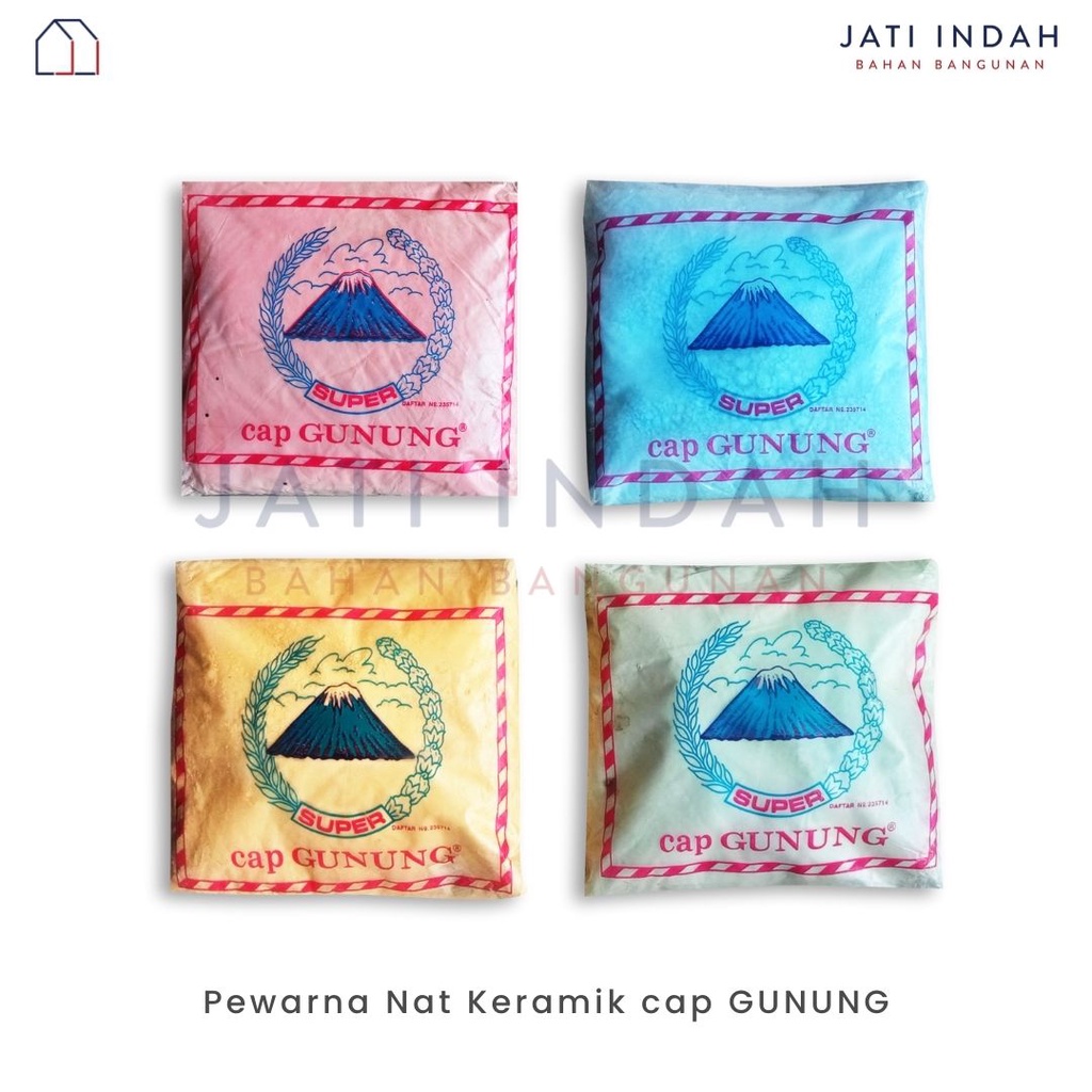 Jual Pengisi Warna Nat Keramik cap GUNUNG 850 gram | Shopee Indonesia