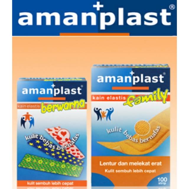 Jual (1 SERI=1BOX) GROSIR AMANPLAST PLESTER ANTISEPTIK / PLESTER LUKA ...