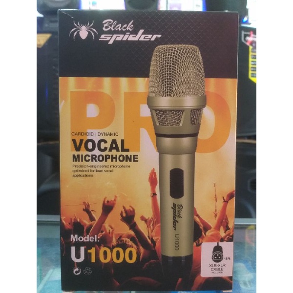 Jual Mic Black Spider U1000 / Microphone Backspider / Mikrofon Black ...