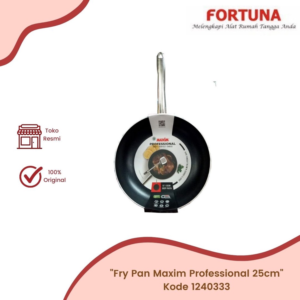 Jual Fry Pan Maxim Professional 25cm | Shopee Indonesia