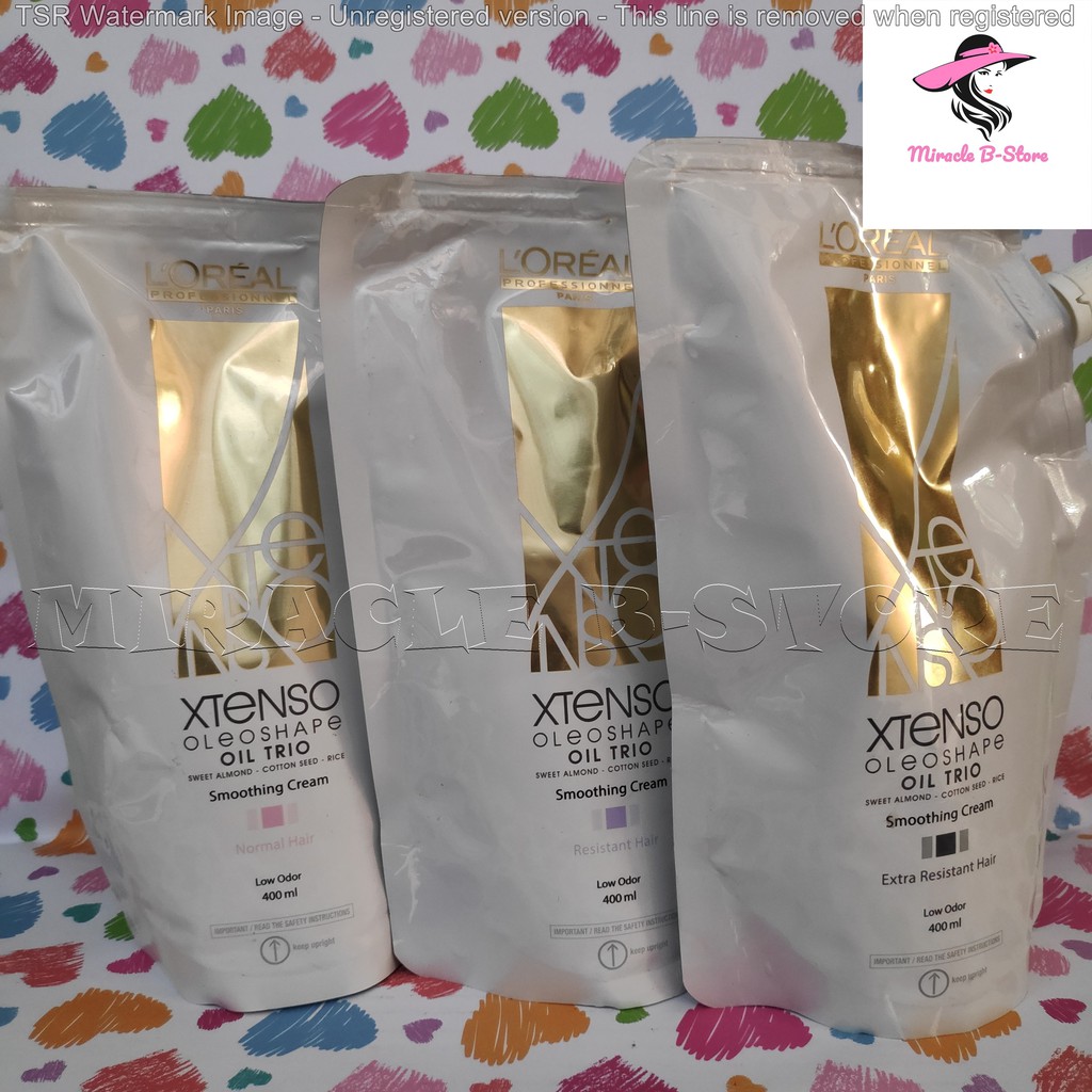 Jual LOREAL XTENSO SMOOTHING CREAM 400 ML STEP 1 / LOREAL OLEOSHAPE ...