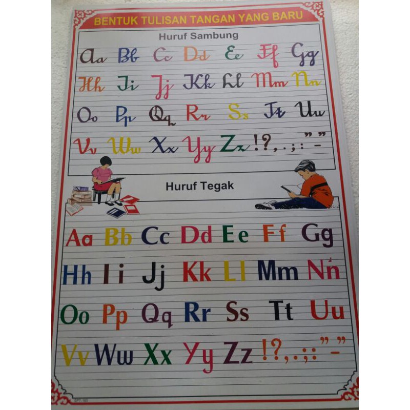 Jual Poster Huruf sambung | Shopee Indonesia