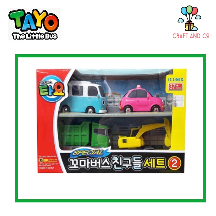Jual ICONIX - Tayo little bus and friends #1 -#12 minicar special set 4 / 6 ORI | Shopee Indonesia