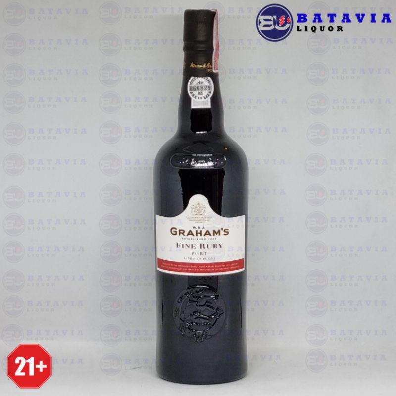Jual Graham's / Grahams Fine Ruby Port Sweet Wine 750ml | Shopee Indonesia