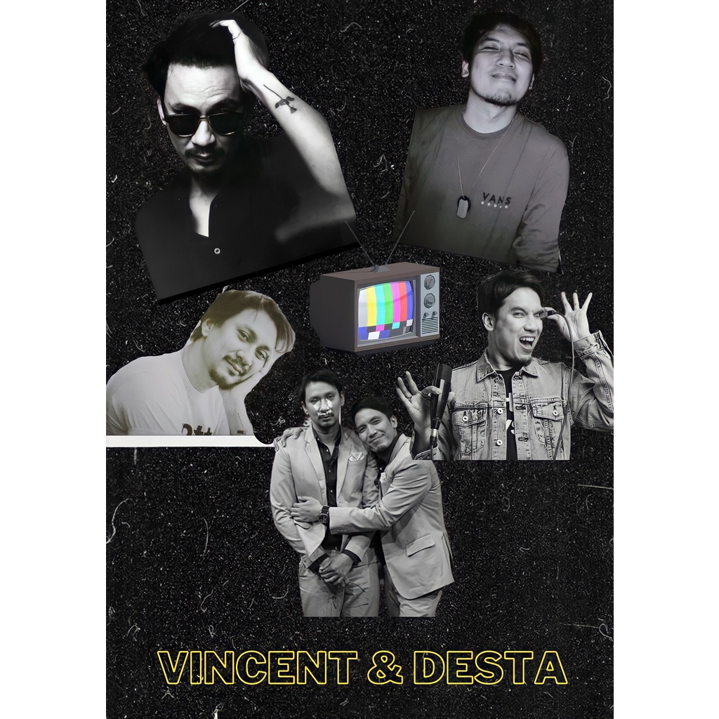 Jual POSTER DINDING VINCENT & DESTA (BISA CUSTOM GAMBAR) | Shopee Indonesia