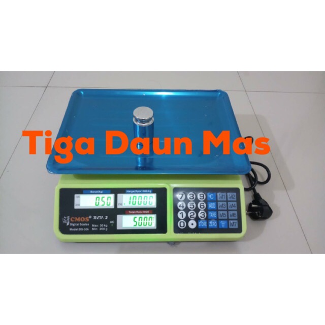 Jual Timbangan Digital Barang 30 Kg / Timbangan Meja / Timbangan ...