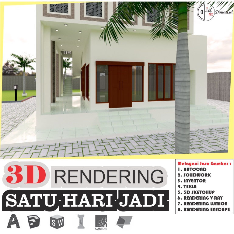 Jual Paket Gambar 3D (EXTERIOR, INTERIOR ATAU FULL PAKET) | Shopee ...