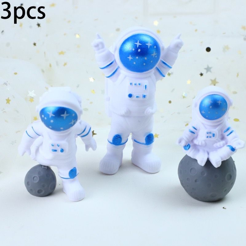 Jual Astronot Space Mainan Anak Figure Toys / Hiasan Kue Ulang Tahun ...