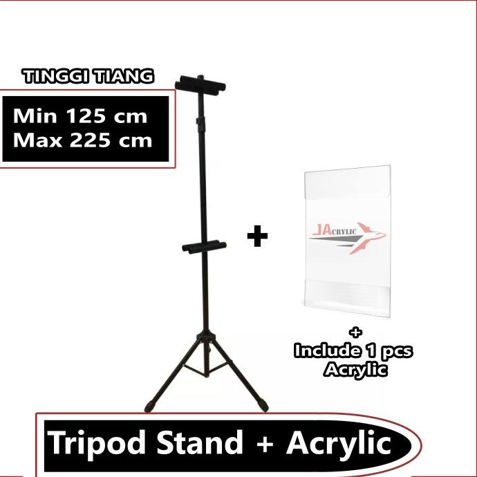 Jual Tripod Banner / Tripod Stand Display / Tiang Barcode Peduli ...