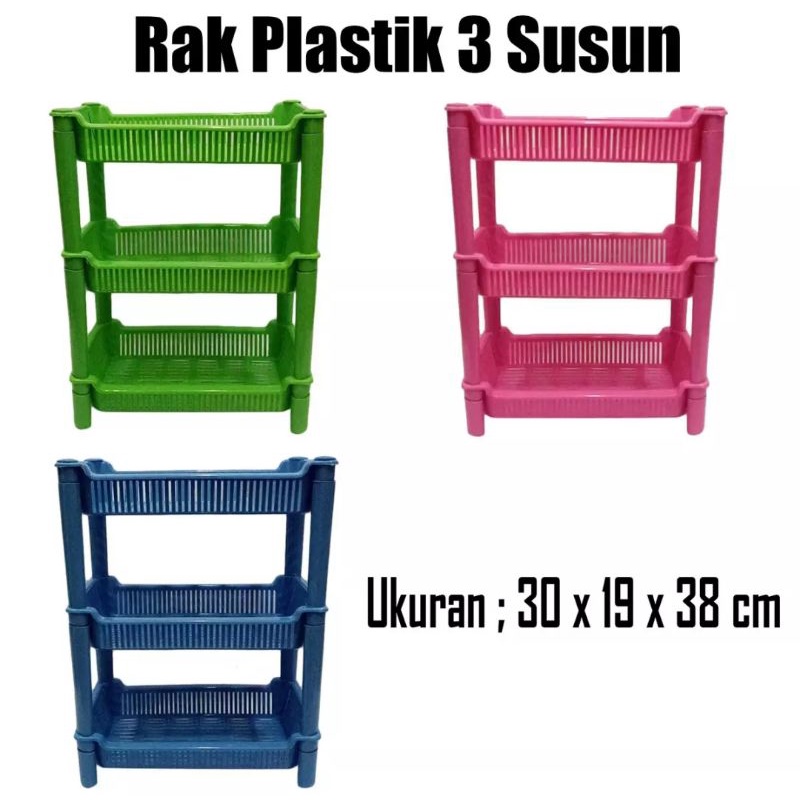 Jual Rak Mini Plastik Susun 3 Segi Rak Plastik Kecil Serbaguna | Shopee ...