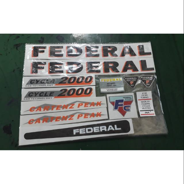 Jual stiker sepeda federal cartenz peak | Shopee Indonesia