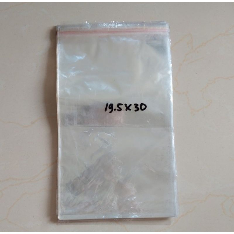 Jual Plastik OPP Lem/Plastik Kaca ukuran 19,5cm x 30cm,Tebal 25 Micron (isi:100 lembar) | Shopee ...