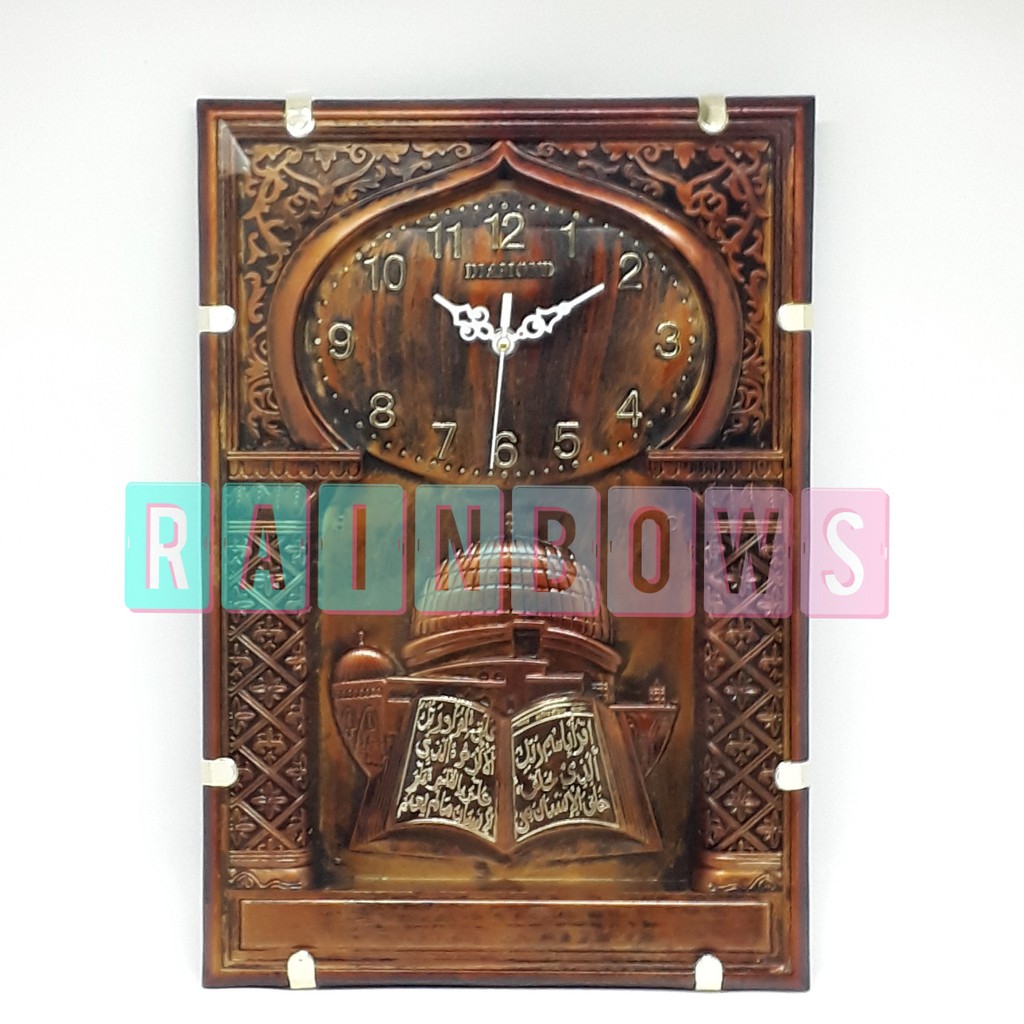 Jual Jam Dinding Diamond - Nuansa Islami Ukir (3D/Timbul) | Shopee ...