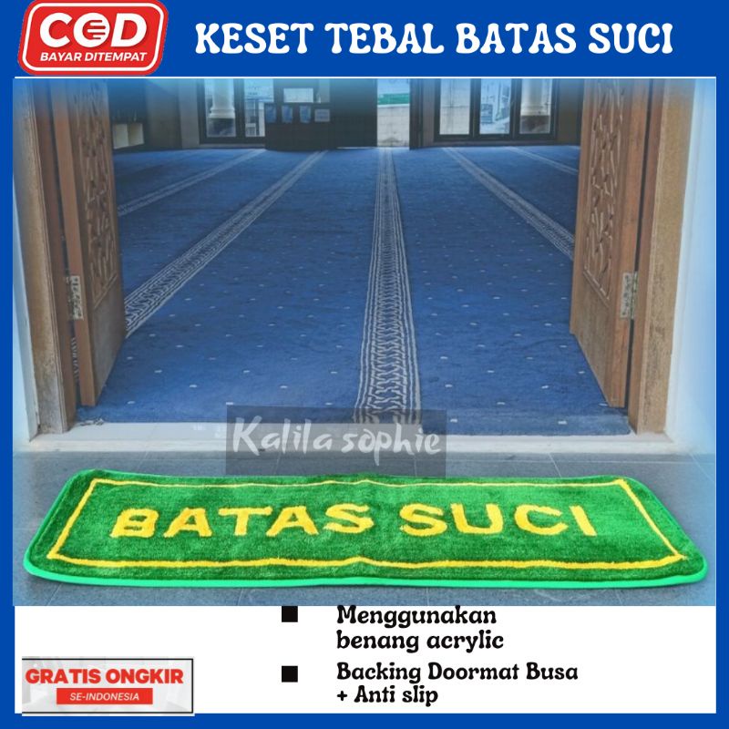 Jual Keset batas suci masjid custom nama pre order | Shopee Indonesia