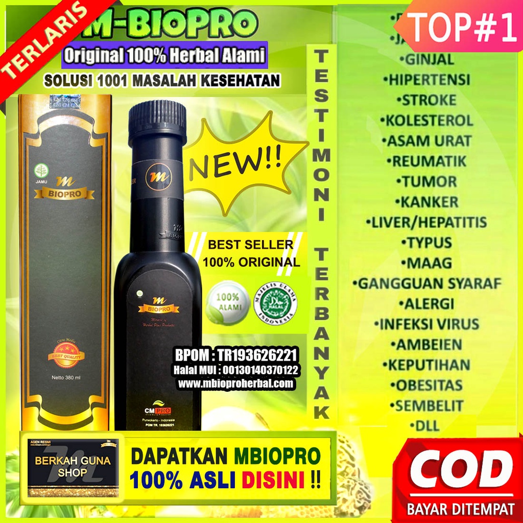 Jual MBIOPRO Original M BIOPRO Herbal Alami M BIO PRO Plus Testimoni ...