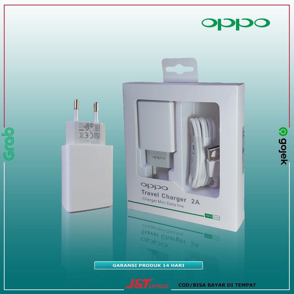 Jual [ORi]Charger Oppo Original 100% Fast Charging 2A / Oppo F7 F5 F3 ...