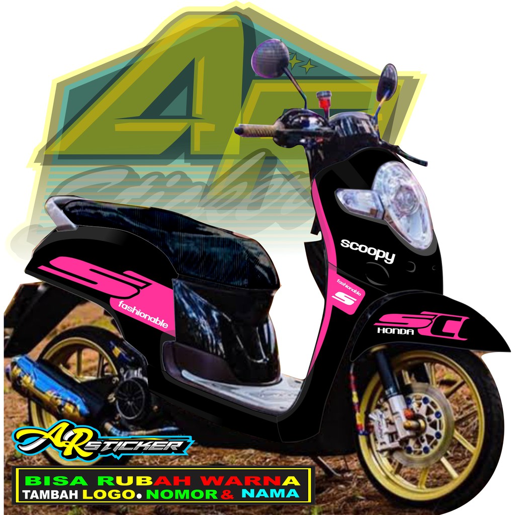 Jual Decoopy Decal Scoopy full body Full Blok Decal Scopy Dekal New Fi ...