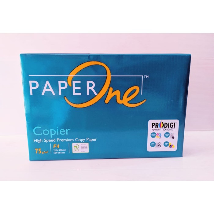 Jual KERTAS HVS PAPER ONE F4 75 GSM | Shopee Indonesia