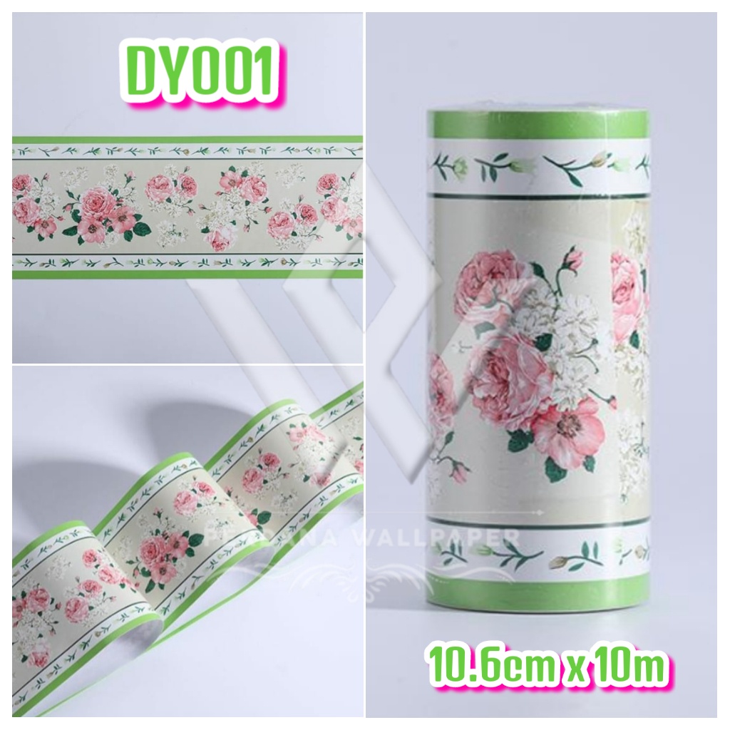 Jual Wallpaper Sticker Dinding List Border Dinding 10,5cm x 10M - List ...