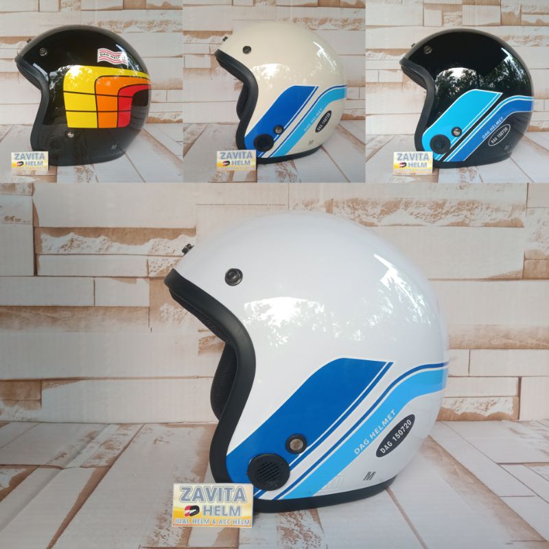 Jual Helm Classic Retro Repro GL Series | Shopee Indonesia