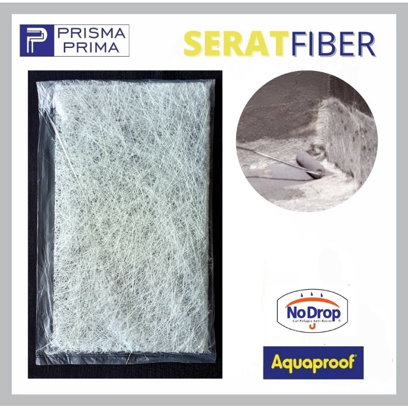 Jual SERAT FIBER Cat Waterproofing FIberglass Mat | Shopee Indonesia