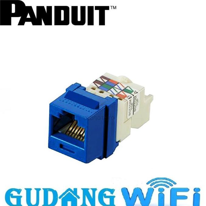 Jual Hari Ini Panduit Netkey Jack Module Cat6 Nk6Tmbu Warna Biru ...